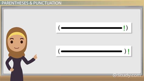 Punctuation Parentheses Definitions Uses Proper Placement