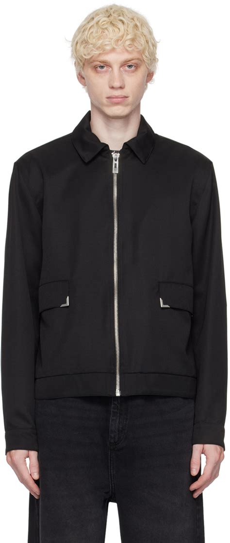 Black Zip Jacket By Han Kjobenhavn On Sale