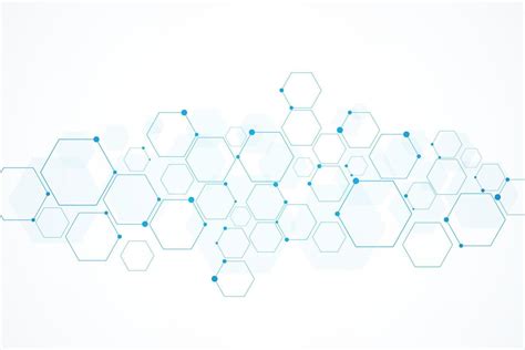 Abstract Hexagon Background Technology Polygonal Concept