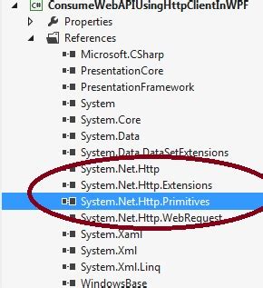 Consume ASP Net Web API Using HttpClient In WPF