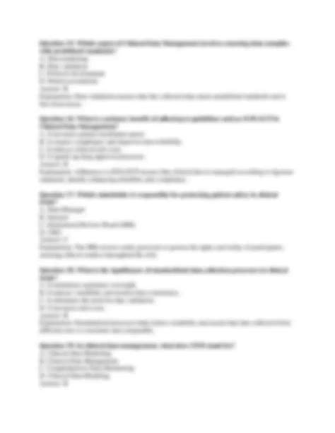 Certified Clinical Documentation Specialist Ccds Exam Exams Technology Docsity