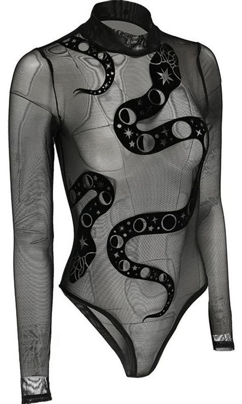 Restyle Snake Mesh Bodysuit Beserk Australia
