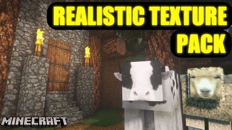 I Tried The Most Realistic Texture Pack In Minecraft Youtube