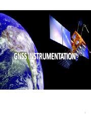 Lecture 6 GNSS Instrumentation Pdf GNSS INSTRUMENTATION 1 OUTLINE GNSS Hardware GNSS