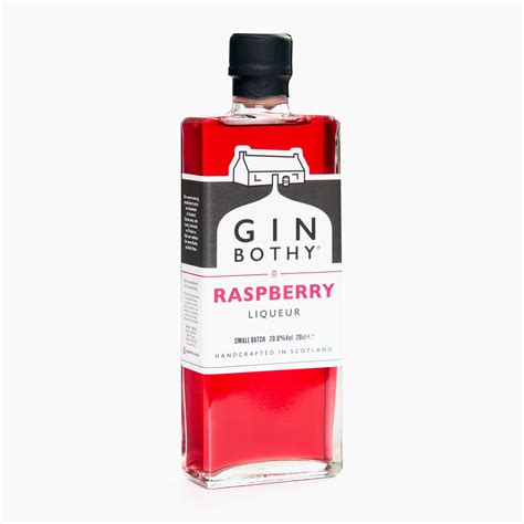 Gin Bothy Raspberry Gin Liqueur 20cl Vanda Dundee Shop