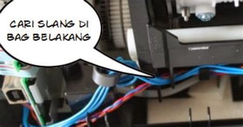 Cara Memasang Selang Pembuangan Pada Printer Canon