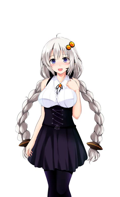 Safebooru 1girl Ahoge Alpha Transparency Black Corset Black Pantyhose
