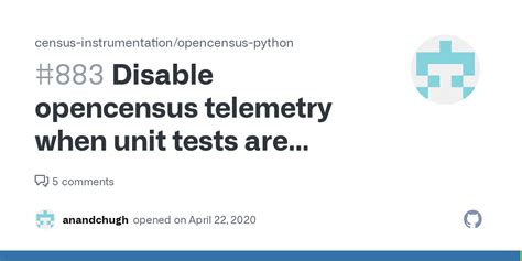 Disable Opencensus Telemetry When Unit Tests Are Executed · Issue 883