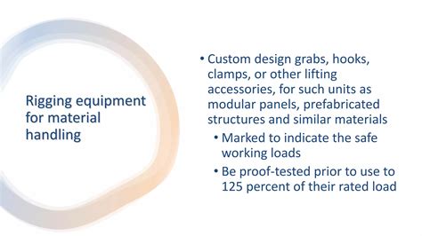 Lifting And Rigging Safety Pptx