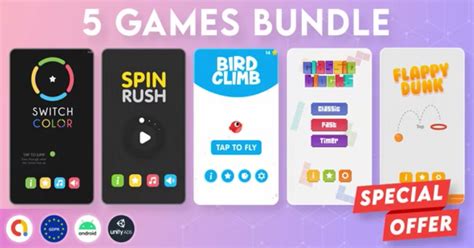 Premium Best BUNDLE GAMES Admob GDPR Unity Ads Codeintra