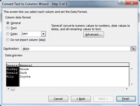 Separate Text Into Different Cells Computergaga