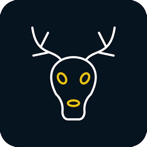 Stag Line Red Circle Icon 44097625 Vector Art At Vecteezy