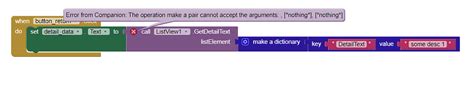 How Do You Use GetDetailText Function From ListView MIT App Inventor