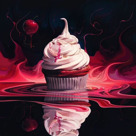 Download Ai Generated Cupcake Cake Royalty Free Stock Illustration