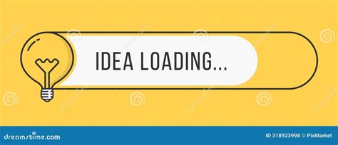 Idea Loading Concept Stock Vector Illustration Of Idea 318923998