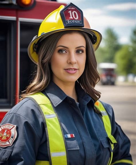 Angela White As A Firefighter 7 By Deanodriscoll On Deviantart