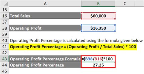 Profit Percentage Formula Examples With Excel Template