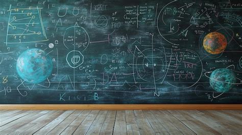A Photograph Of A Blackboard Covered In Chalk Sketches Of Complex