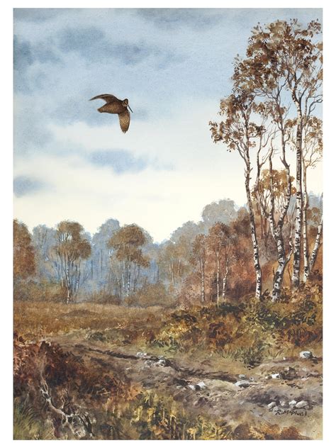 Bonhams Rodger Mcphail British Born 1953 Woodcock In A Landscape