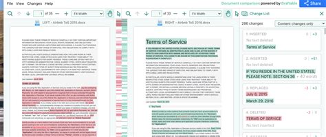 Three Ways To Compare Two Word Documents And Highlight Differences Online By Draftable Medium