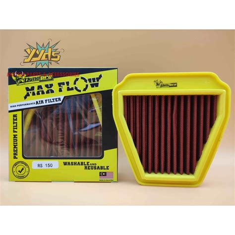 WASHABLE AND REUSABLE AIR FILTER FOR MOTORCYCLE HIGH PERFORMANCE