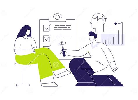 Neurological Exam Abstract Concept Vector Illustration Stock