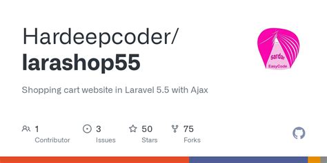 Github Hardeepcoder Larashop Shopping Cart Website In Laravel