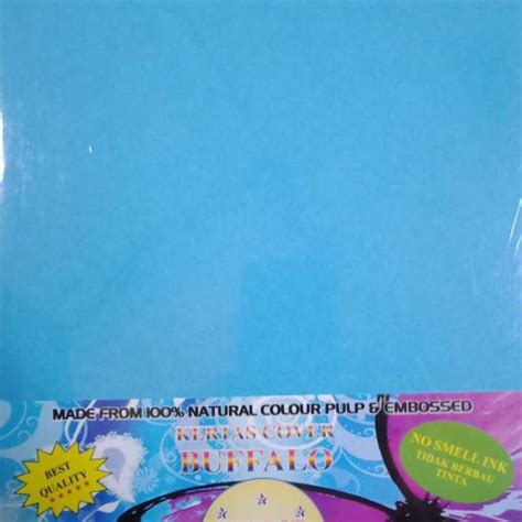 Jual Kertas Bufalo 150 Gram Gand Putih Biru Muda Di Seller