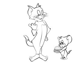 Tom And Jerry Black And White Clipart Free Download