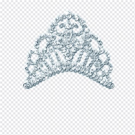 크라운 다이아몬드 티아라 크리스탈 프린세스 티아라 종류 보석 머리 장식 투구 Png Pngwing