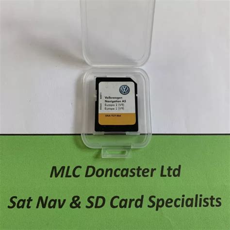 GENUINE VOLKSWAGEN V9 Satellite Navigation SAT NAV SD Card 5NA 919 866 ...