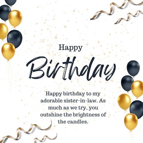70 Birthday Wishes Sister In Law Messages Quotes Status Card And