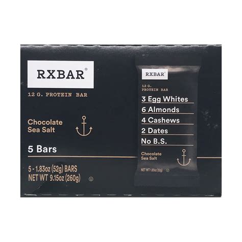 Rxbar Chocolate Sea Salt Protein Bars