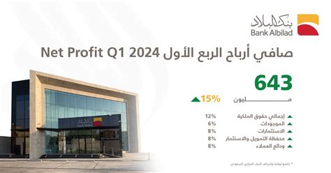 ‏بنمو بلغ 15🔼‏ ‏بنك البلاد Bank Albilad‏