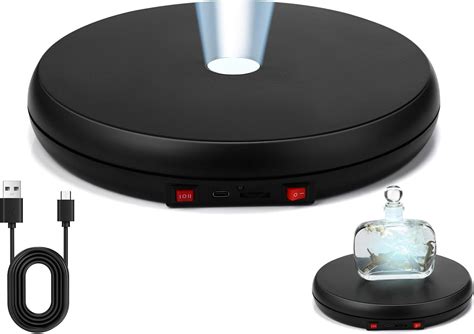 Colingmill Led Light Motorized Rotating Display Stand