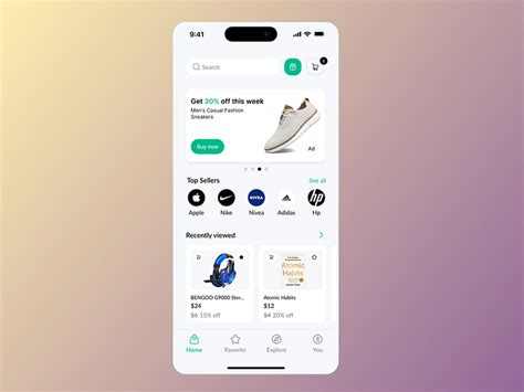 Minimalist E Commerce Mobile Ui By Yakinder On Dribbble