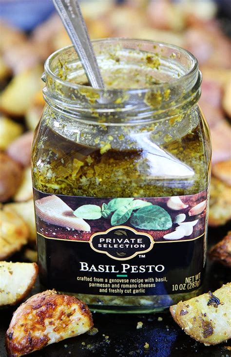 Roasted Parmesan Pesto Potatoes
