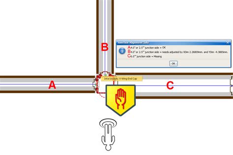 viewing junction alignment info