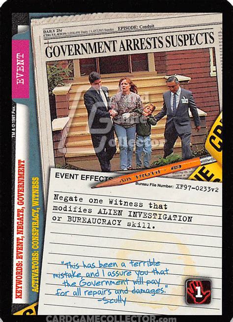 Government Arrests Suspects X Files Ccg
