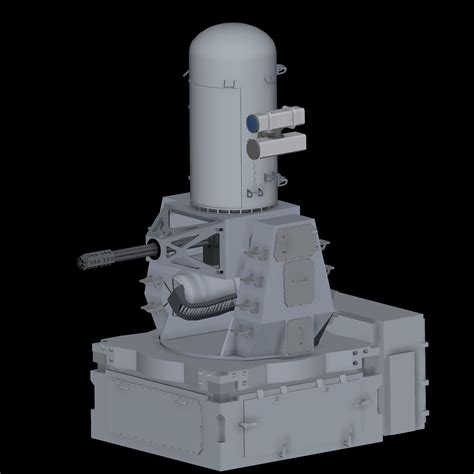 Phalanx Ciws Block 1b 3d Modell 99 Fbx Obj Max Free3d