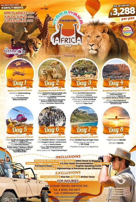 Waka Waka It S Time For Africa Mb Scalar Travel Services Inc