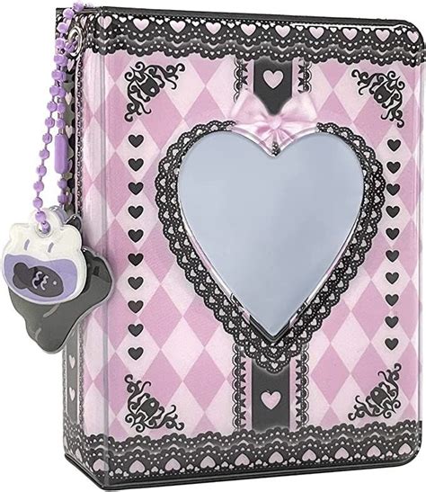 3 Inch Kpop Photocard Holder Book Mini Photo Album Mirror Like Photocard Binder Small Photo Card