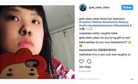 Look Nose Hair Extensions Become Latest Internet Trend Inquirer