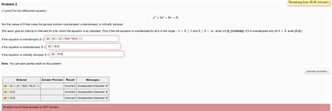 solved problem 2 1 ﻿point ﻿for the differential