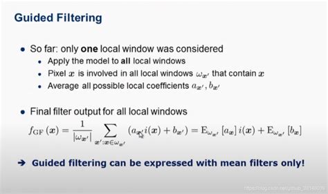 导向滤波原理（guided Filter）的一些剖析和实践 Csdn博客