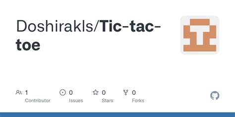 Github Doshiraklstic Tac Toe