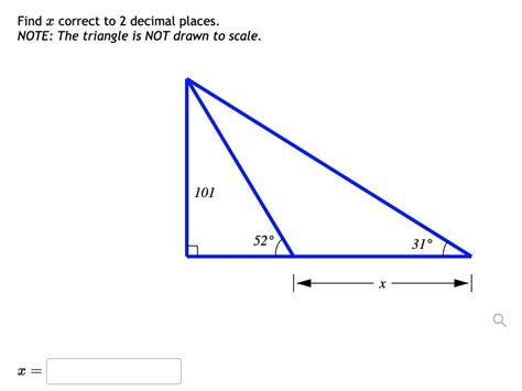 Solved Find X ﻿correct To 2 ﻿decimal Placesnote The