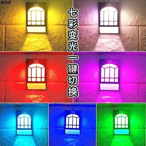 太陽能戶外彩燈閃燈串燈防水庭院燈led室外旋轉裝飾七彩可定變色 蝦皮購物