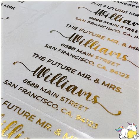 30 Clear Return Address Label Address Labels Return Ts Custom