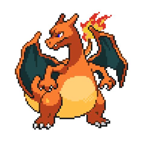 Charizard Sprite By Jorgeman123344 On Deviantart